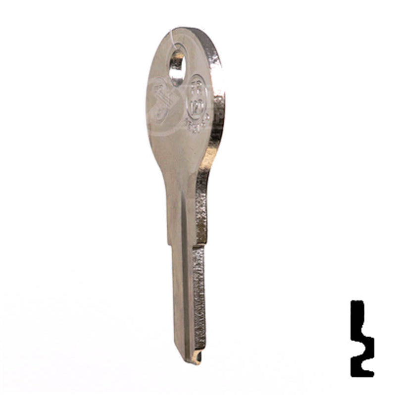 Uncut Key Blank | Fort | FR3, 1054G
