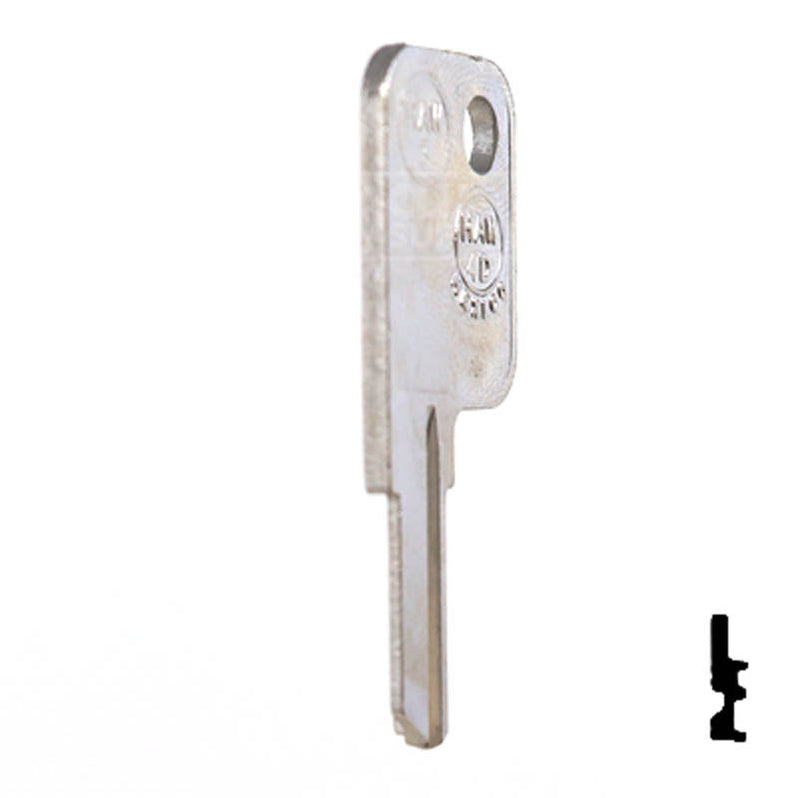 Uncut Key Blank | Haworth | HAW3, 1599