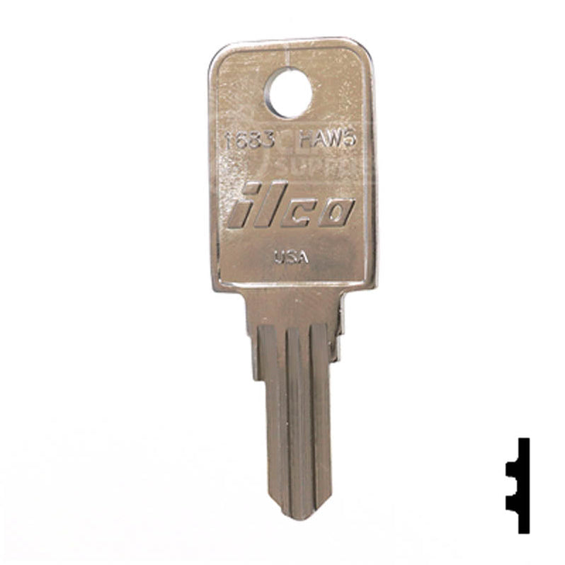 Uncut Key Blank | Haworth | HAW5, 1683