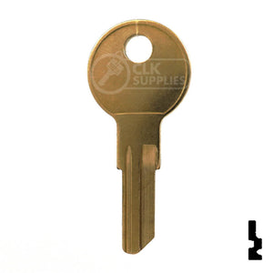 Uncut Key Blank | Jofco, Hudson, Kimball | IN8, L1054B
