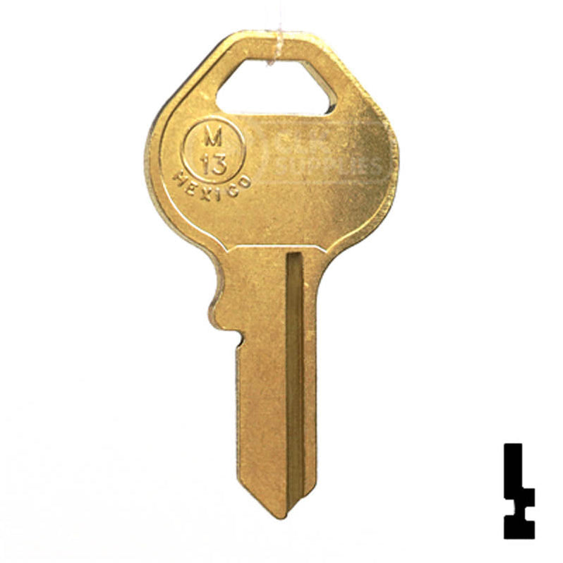 Uncut Key Blank | Master Padlock | M13, 1092DS