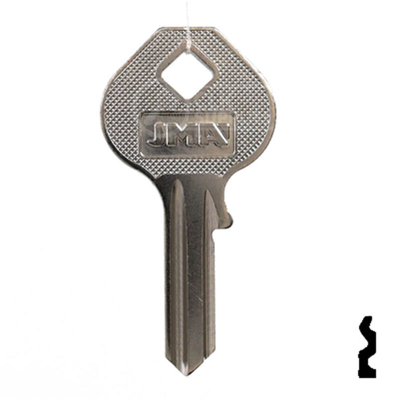 Uncut Key Blank | Master Padlock | M18, 1092-40