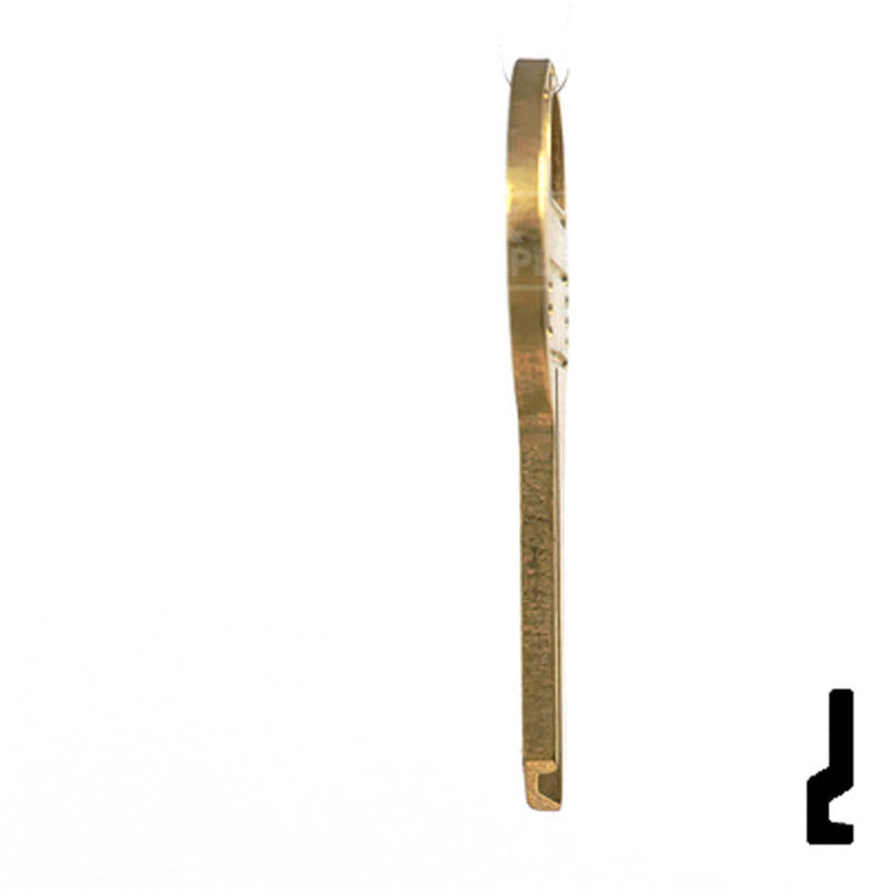 Uncut Key Blank | Master Padlock | M1R, 1092R, M15 ( M1 Reverse )