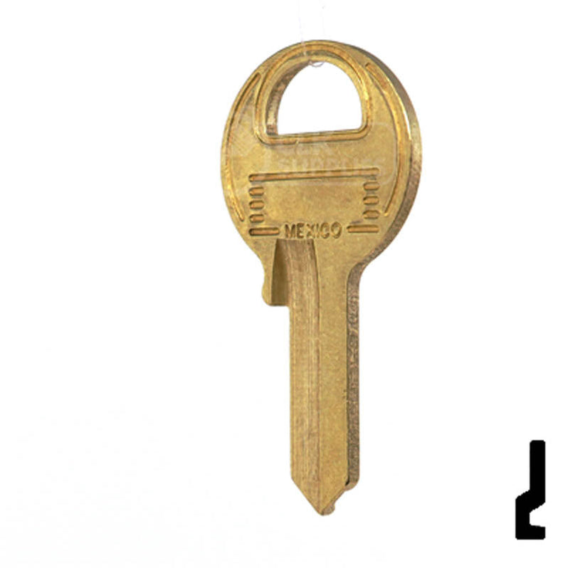 Uncut Key Blank | Master Padlock | M1R, 1092R, M15 ( M1 Reverse )