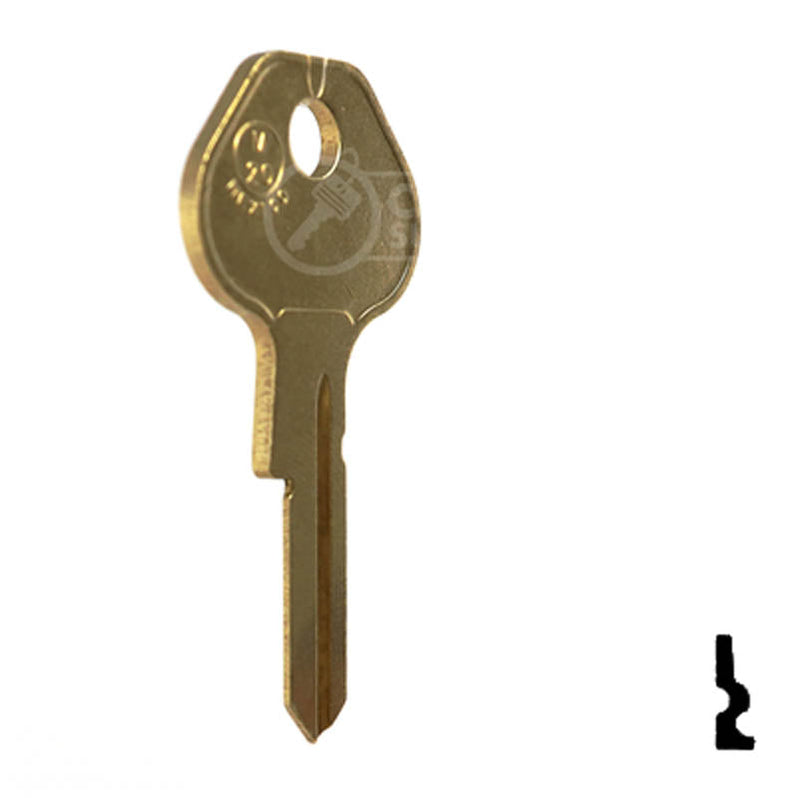 Padlock Key Blanks | Uncut Key Blank | Master Padlock | M20, 1092-6000 ...
