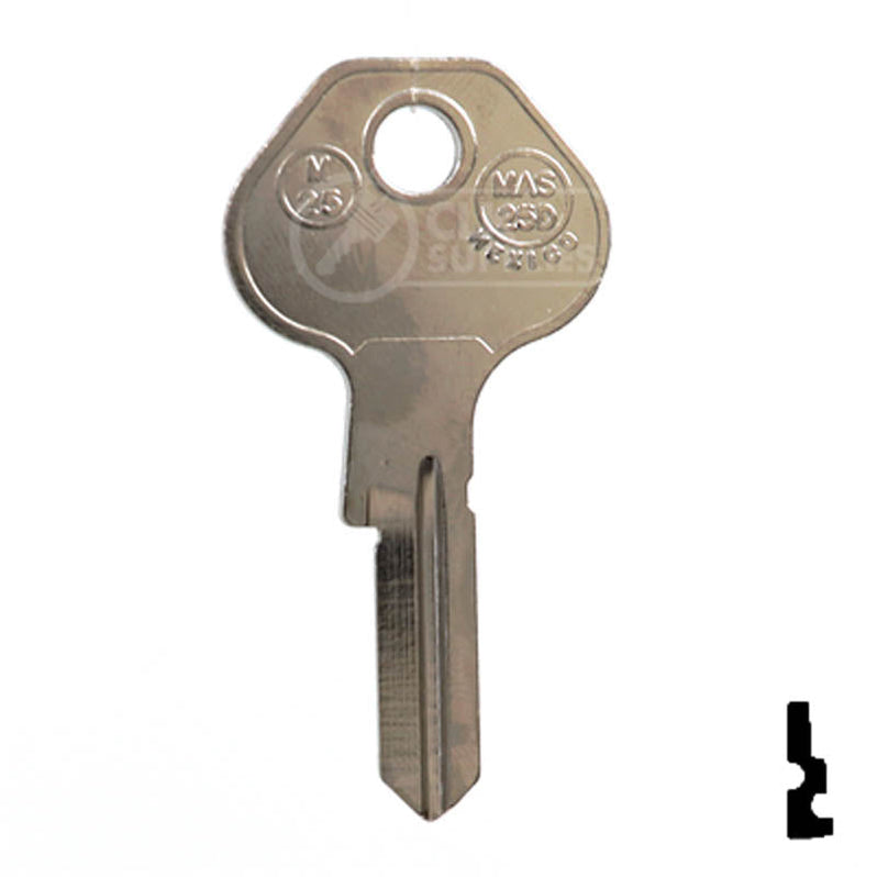 Padlock Key Blanks | Uncut Key Blank | Master Padlock | M25, 1092-6000B ...