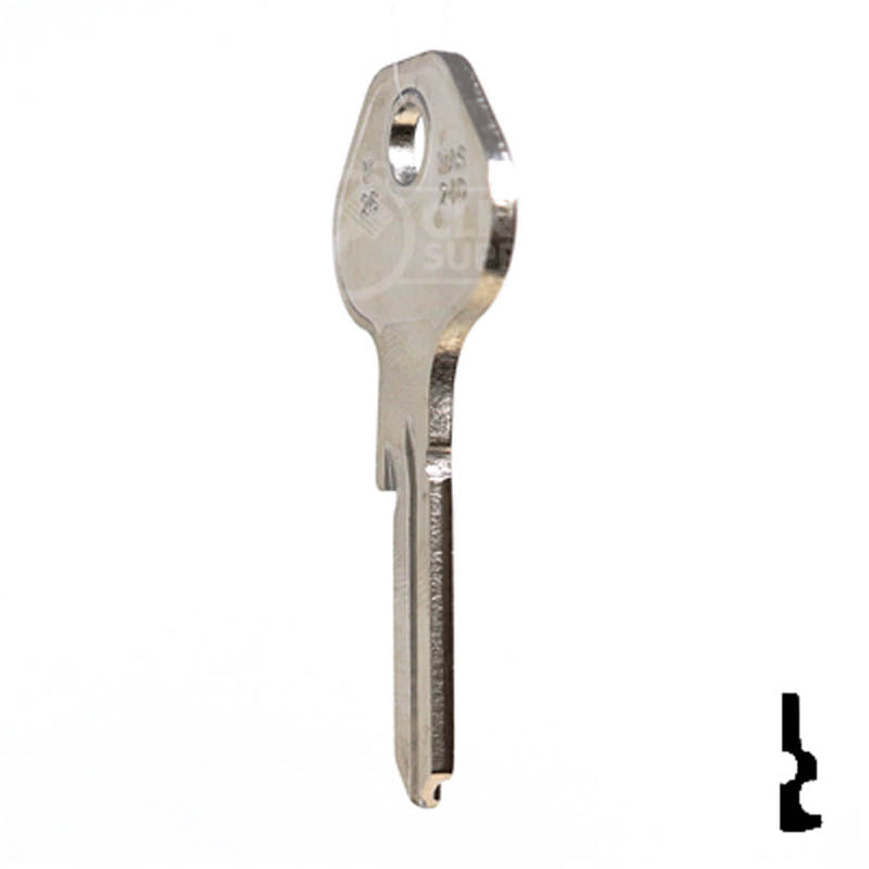 Padlock Key Blanks | Uncut Key Blank | Master Padlock | M26, 1092-7000B ...