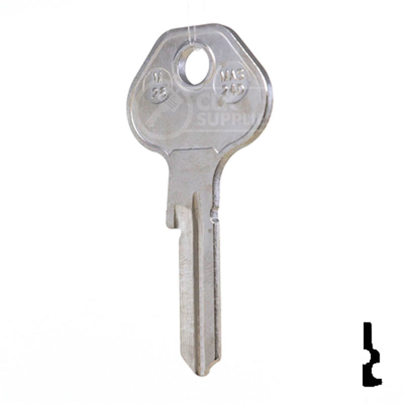 Padlock Key Blanks | Uncut Key Blank | Master Padlock | M26, 1092-7000B ...