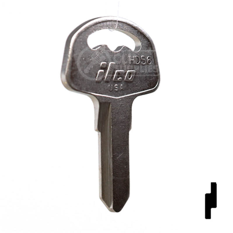 Uncut Key Blank | Honda Motorcycle, ATV | HD56