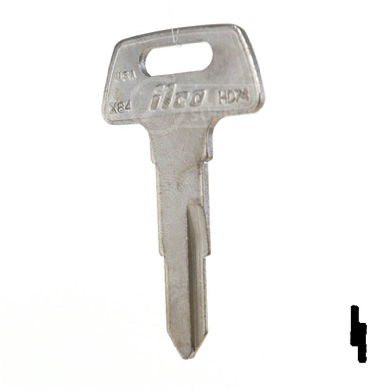Uncut Key Blank | Honda Motorcycle | X84 ( HD74, HD63 )