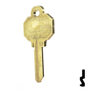 Residential Key Blanks | Uncut Key Blank | Baldwin | 1510, BW2 by Ilco ...