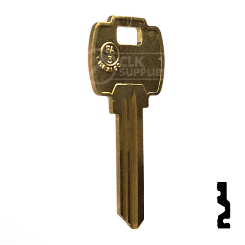 Residential Key Blanks | Uncut Key Blank | Falcon | FA3, A1054WD by JMA ...
