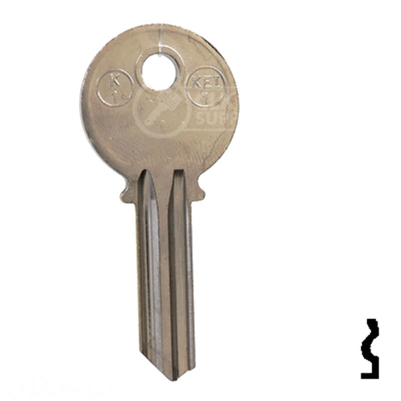 Uncut Key Blank | Keil | K1, 1079