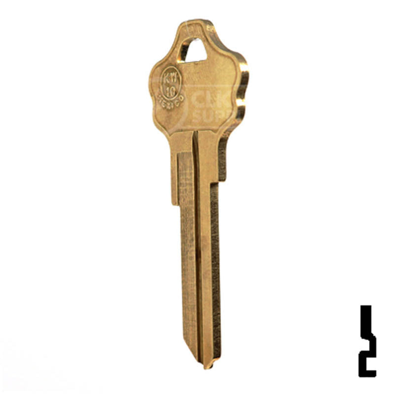 Residential Key Blanks | Uncut Key Blank | Kwikset | KW10, A1176ST by ...