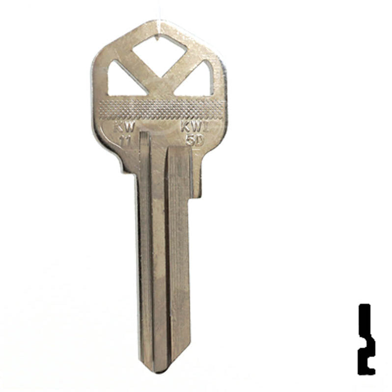 Residential Key Blanks | Uncut Key Blank | Kwikset | KW11, A1176KT by ...