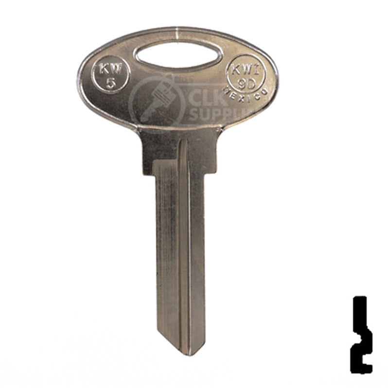 Residential Key Blanks | Uncut Key Blank | Kwikset | KW5, A1176 by JMA ...