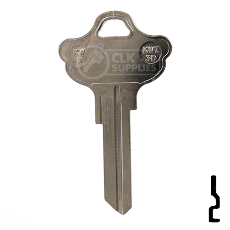 Residential Key Blanks | Uncut Key Blank | Kwikset | KW9, A1176T by JMA ...