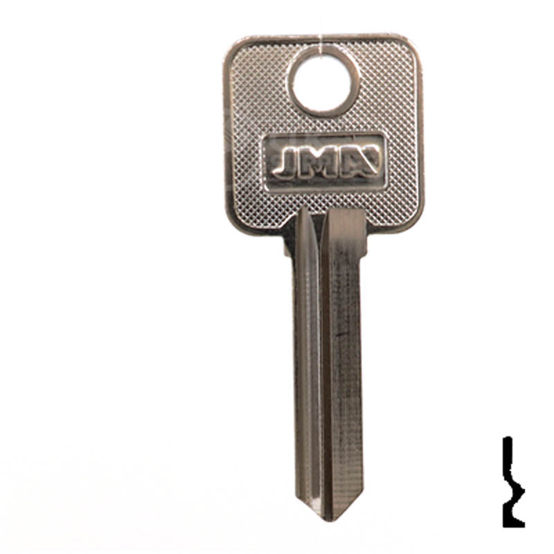 Residential Key Blanks | Uncut Key Blank | Metal-Rousseau | MR1 by Ilco ...
