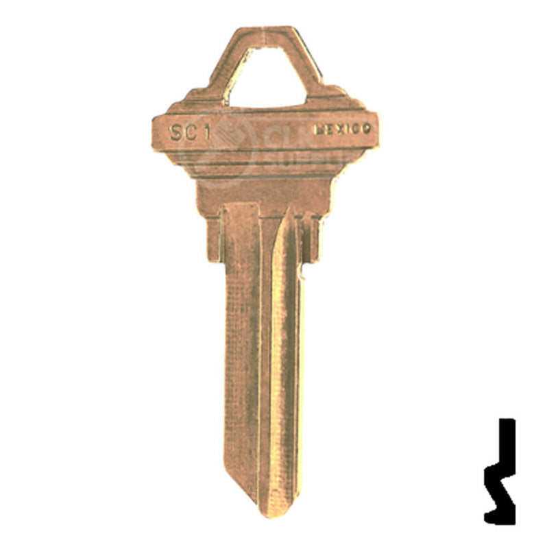 Residential Key Blanks | Uncut Key Blank | Schlage | SC1, 1145 by JMA ...