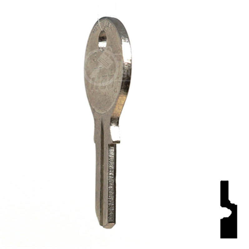 Residential Key Blanks | Uncut Key Blank | Geiger | HU3 by Ilco | CLK ...