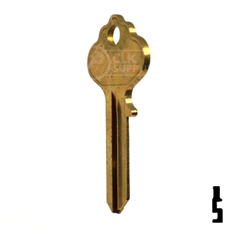 Uncut Key Blank | Ilco, Corbin Russwin | IN18, X1054F