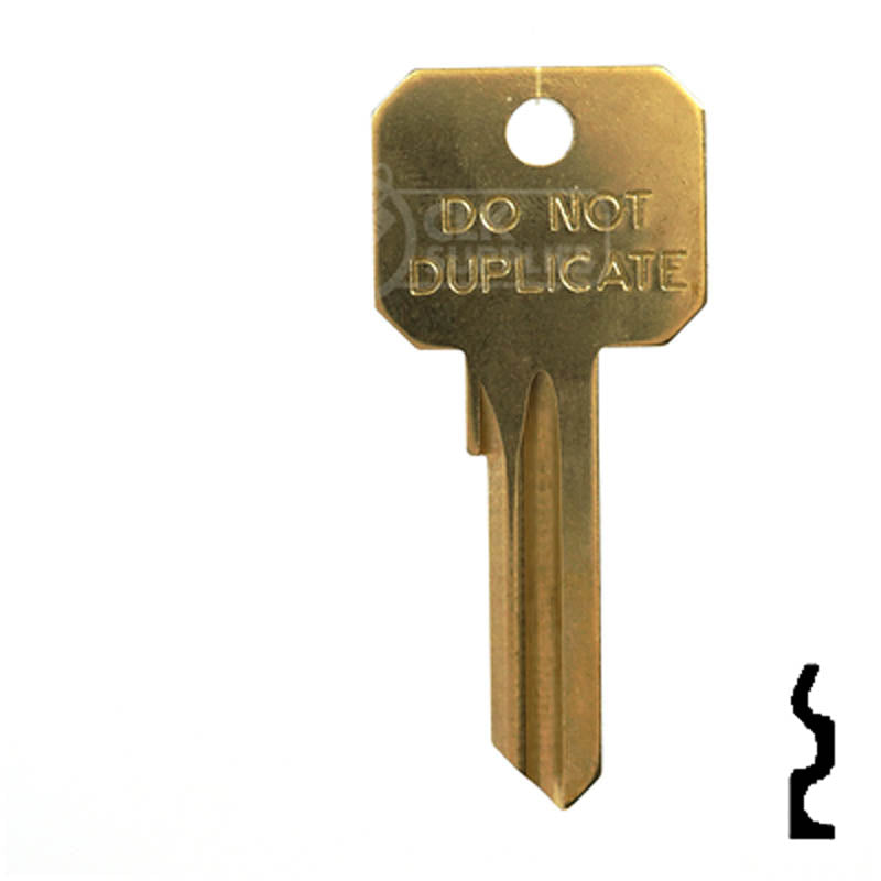 Uncut DND Key Blank | Yale | Y1