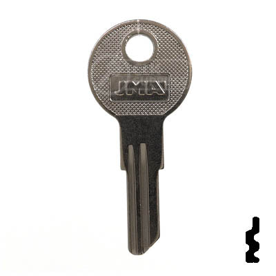 Uncut Key Blank | Bauer | BAU1R, BUE-1D