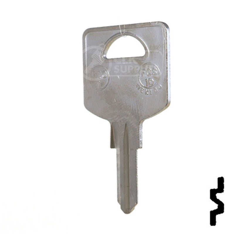 Uncut Key Blank | Fastec | FIC1, 1617