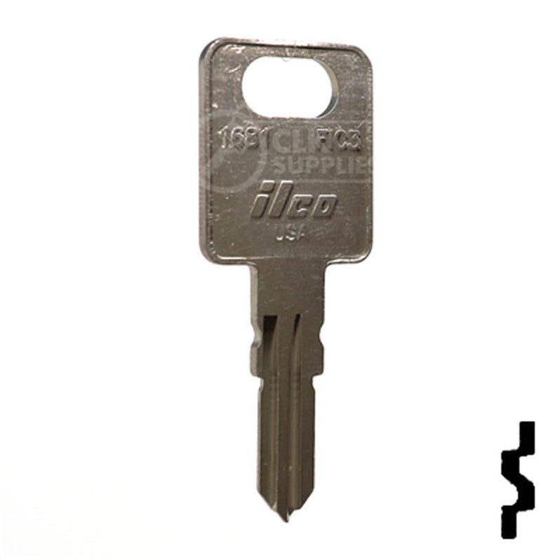 Uncut Key Blank | Fastec | FIC3, 1681