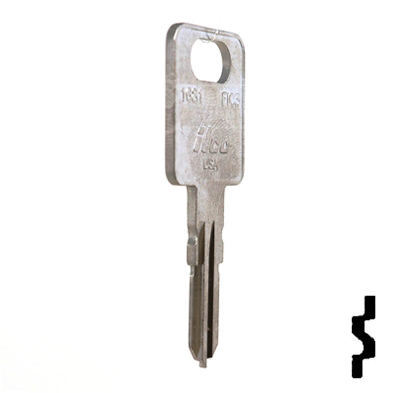 Uncut Key Blank | Fastec | FIC3, 1681