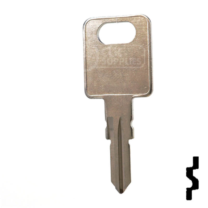 Uncut Key Blank | Fastec | FIC3, 1681