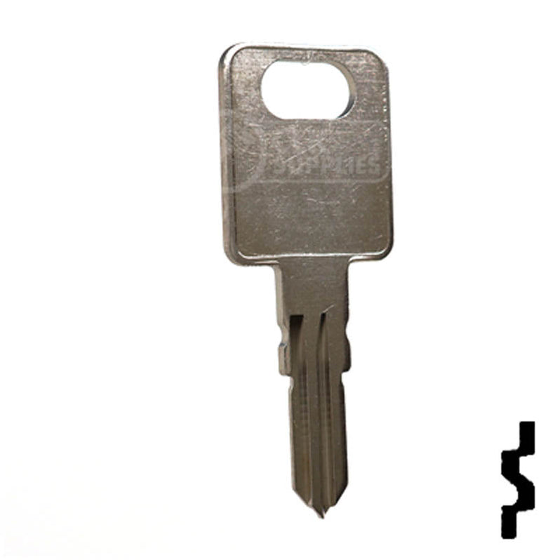 Uncut Key Blank | Fastec | FIC3, 1681