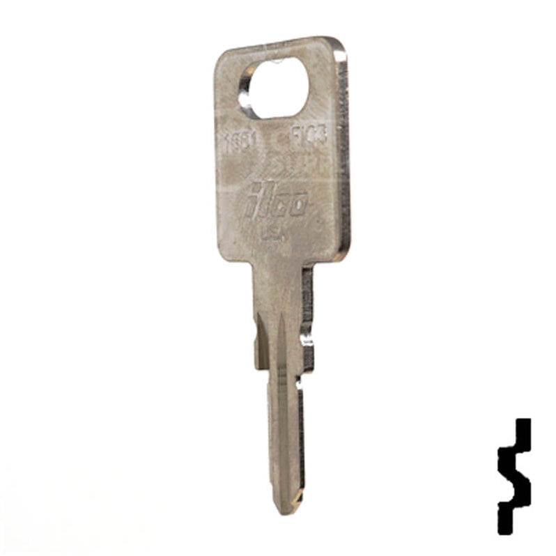 Uncut Key Blank | Fastec | FIC3, 1681