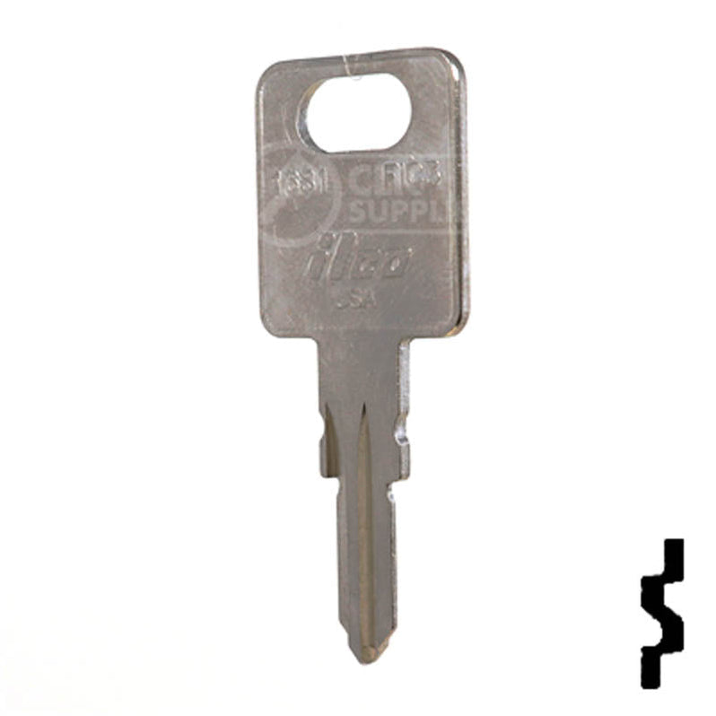 Uncut Key Blank | Fastec | FIC3, 1681