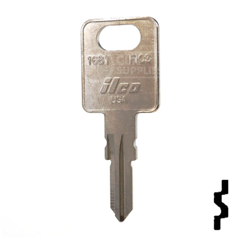 Uncut Key Blank | Fastec | FIC3, 1681