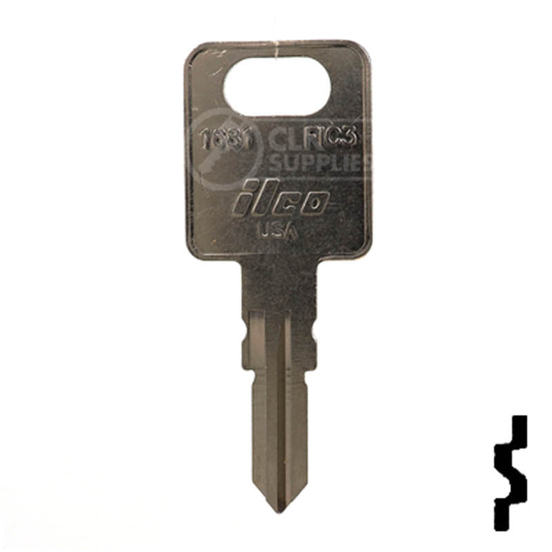 Uncut Key Blank | Fastec | FIC3, 1681