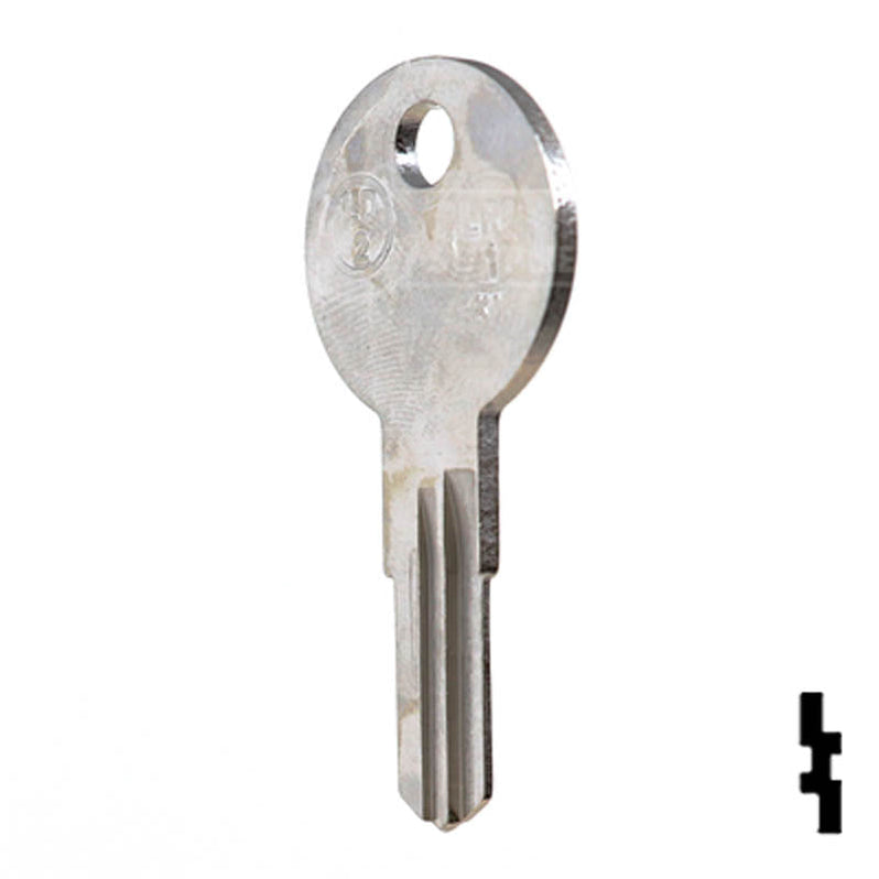 LD2, 1640 Larson Door Key