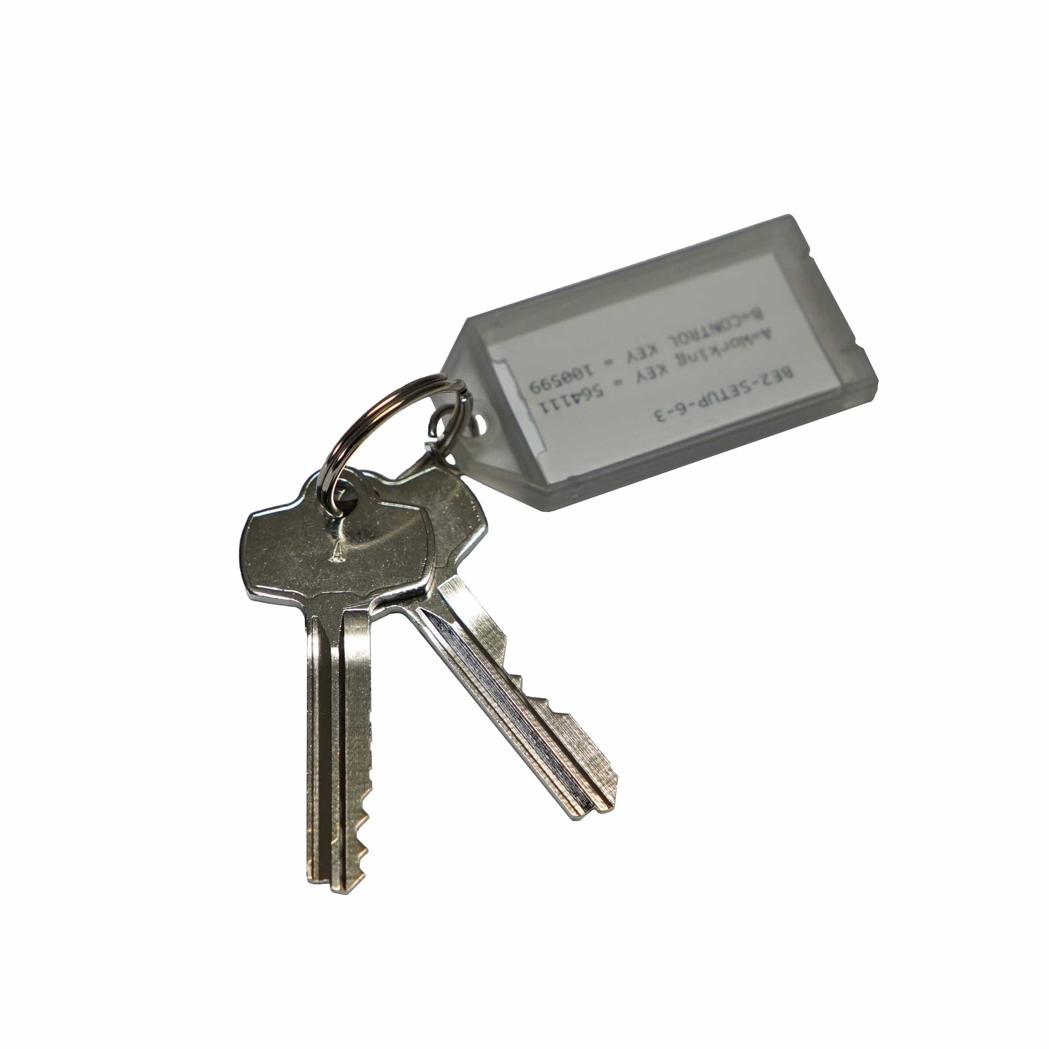 SFIC A2 6 Pin Setup Keys with Pinning Chart