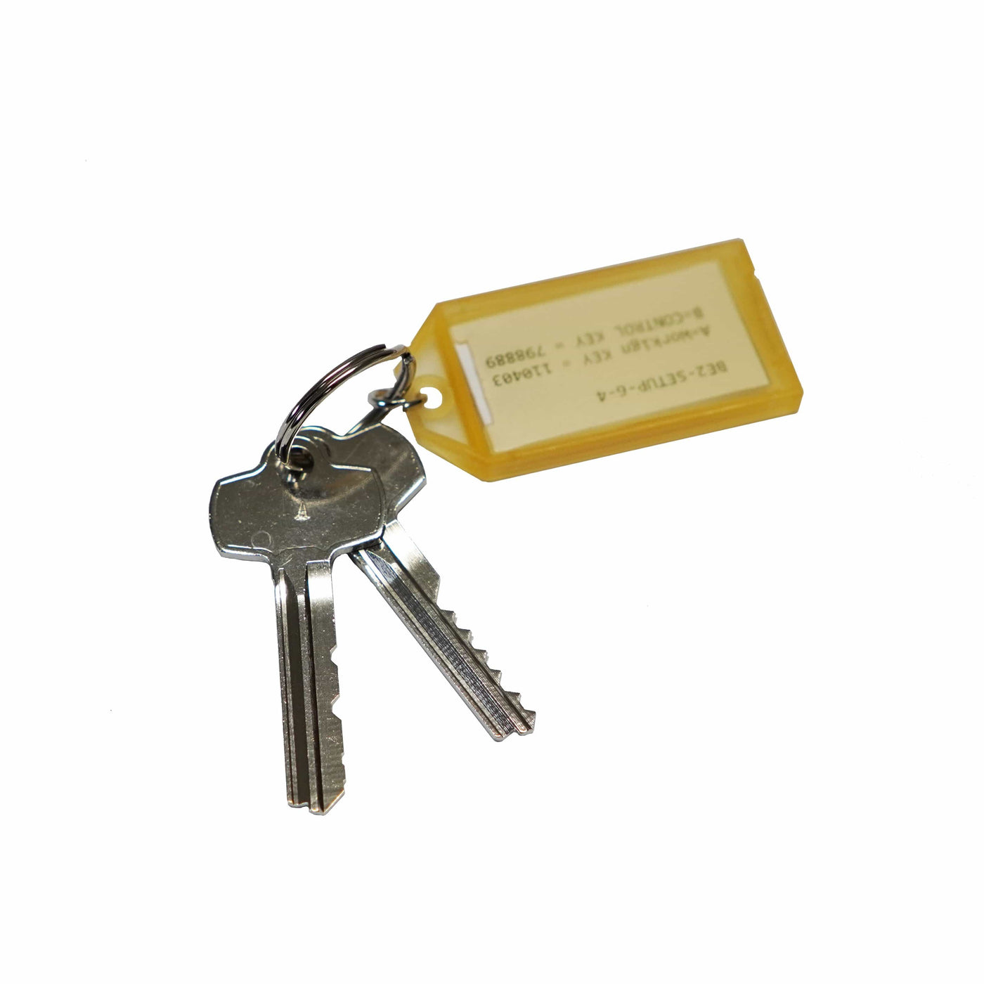 SFIC A2 6 Pin Setup Keys with Pinning Chart