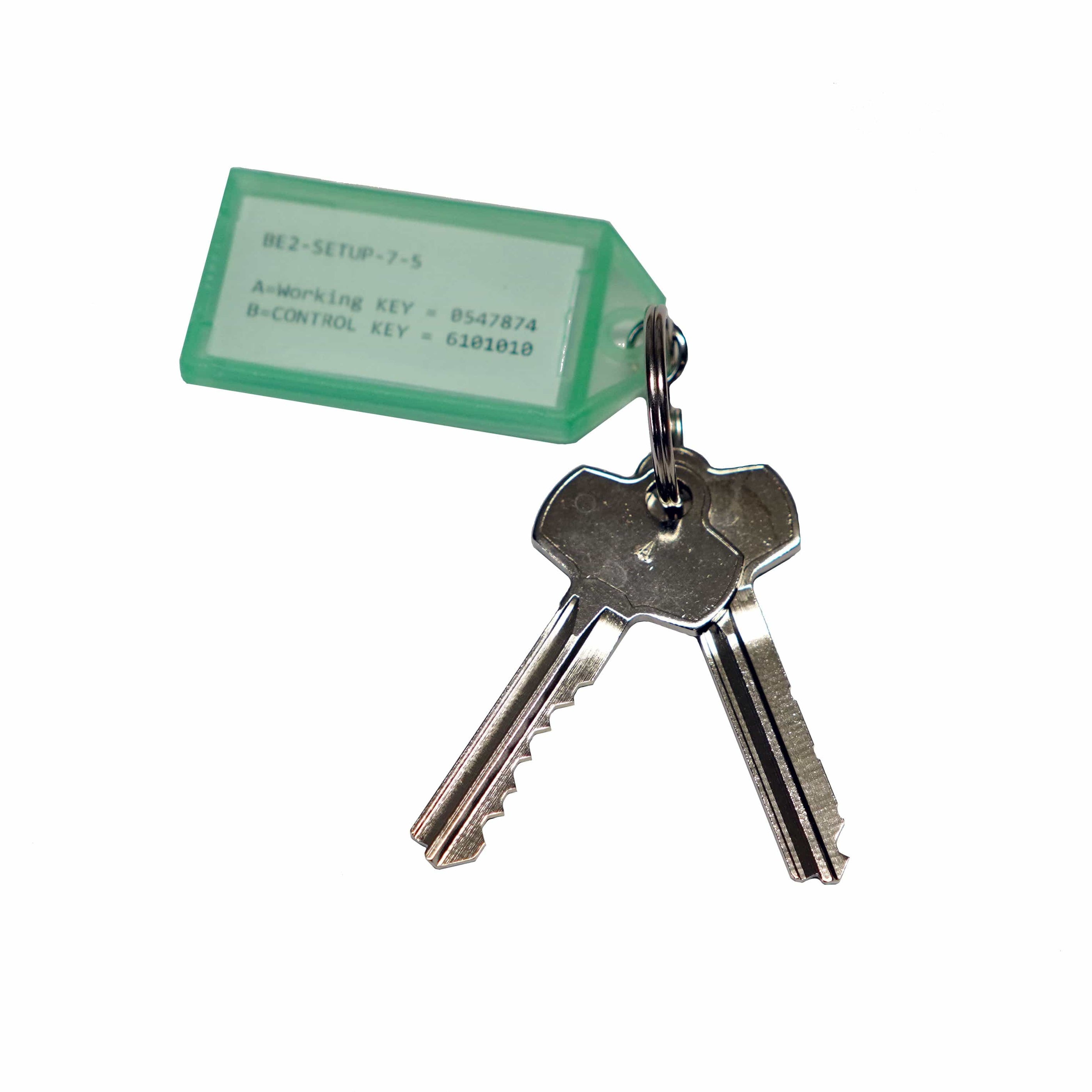 SFIC A2 7 Pin Setup Keys with Pinning Chart