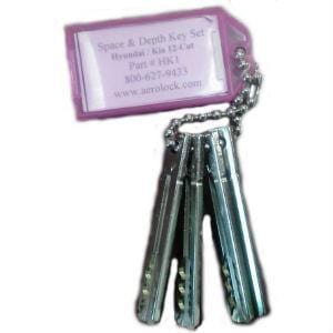 Hyundai, Kia 2 Track Space & Depth Keys