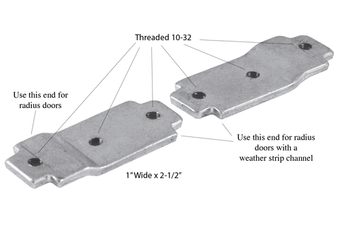Storefront Door Hardware | Lock Mounting Bracket For Adams Rite Locks ...