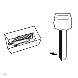 Ford 5 Cut (H51) IGNITION Tryout keys